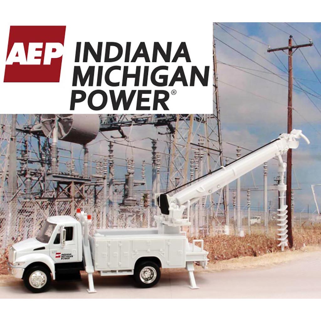 International Auger Truck "AEP - American Electric Power - Indiana Mic ...