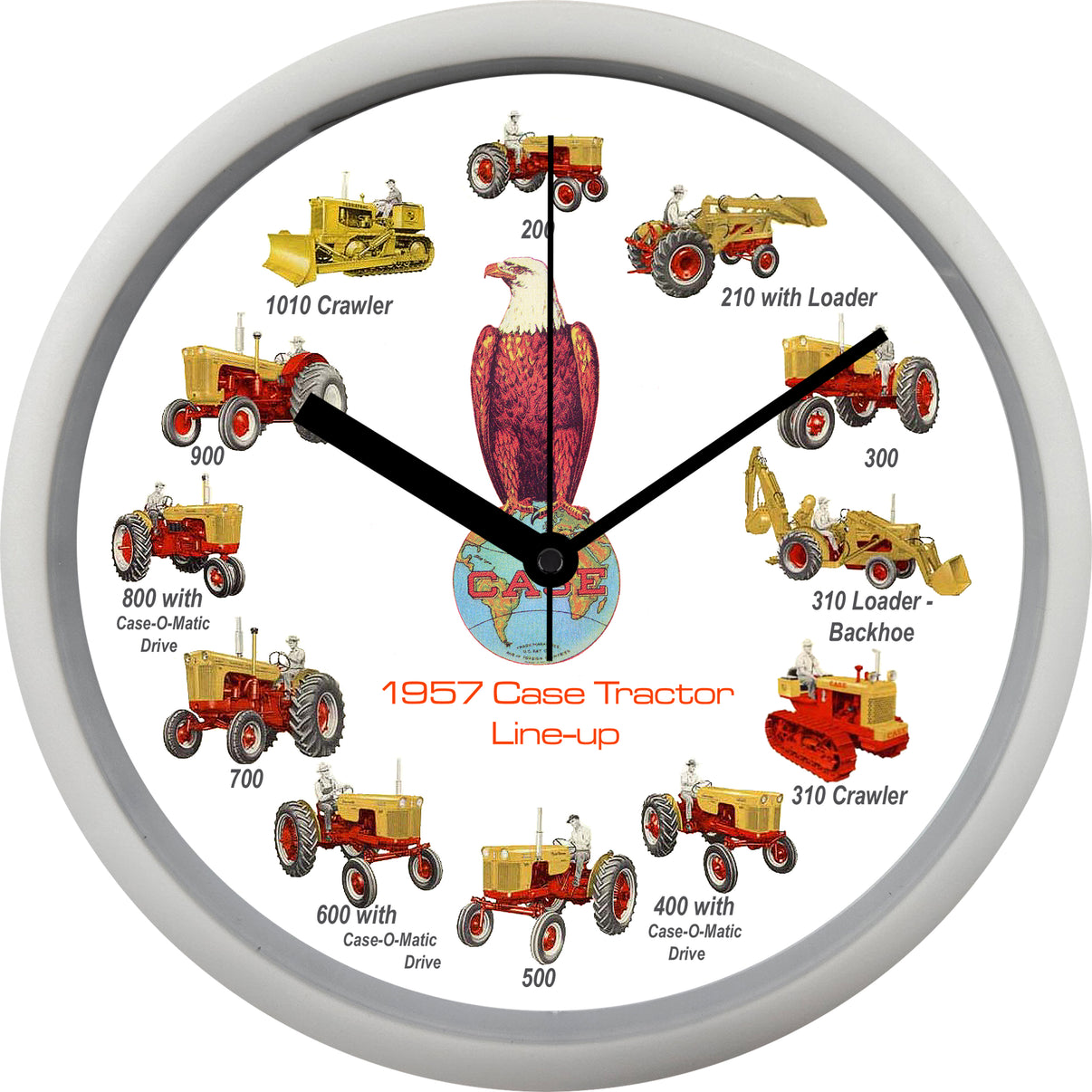 Case Tractors 1957 Wall Clock – Heartland Diecast & Promotions, LLC
