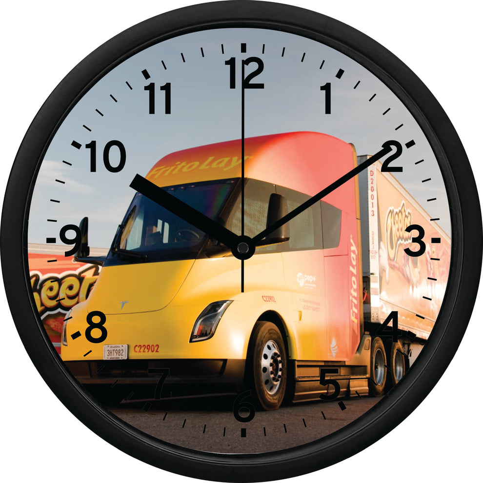 Tesla Semi "Frito Lay - Cheetos" Wall Clock Version 1 – Heartland ...